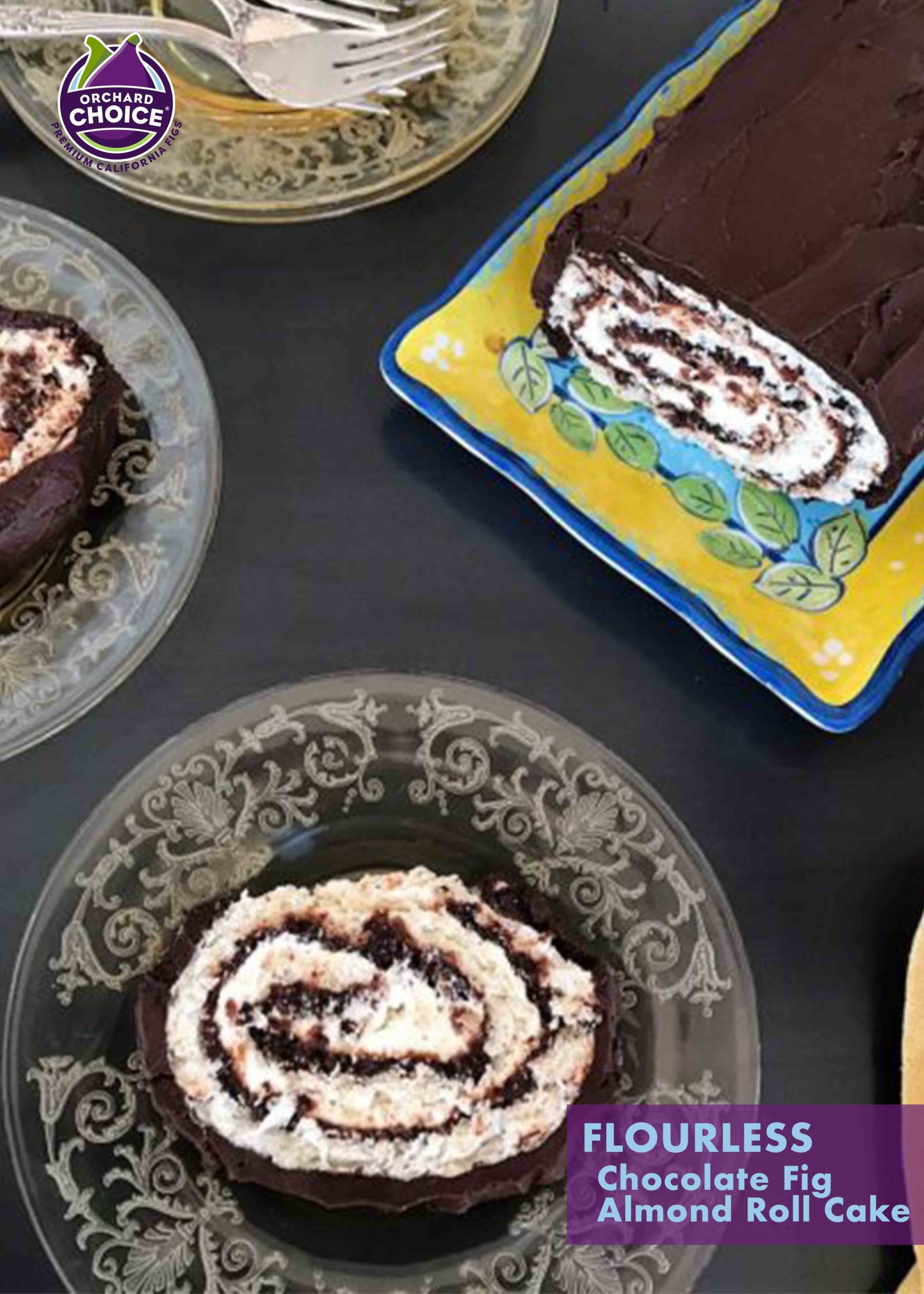 Almond Roll Cake with Fig Paste Recipe | Valley Fig Growers
