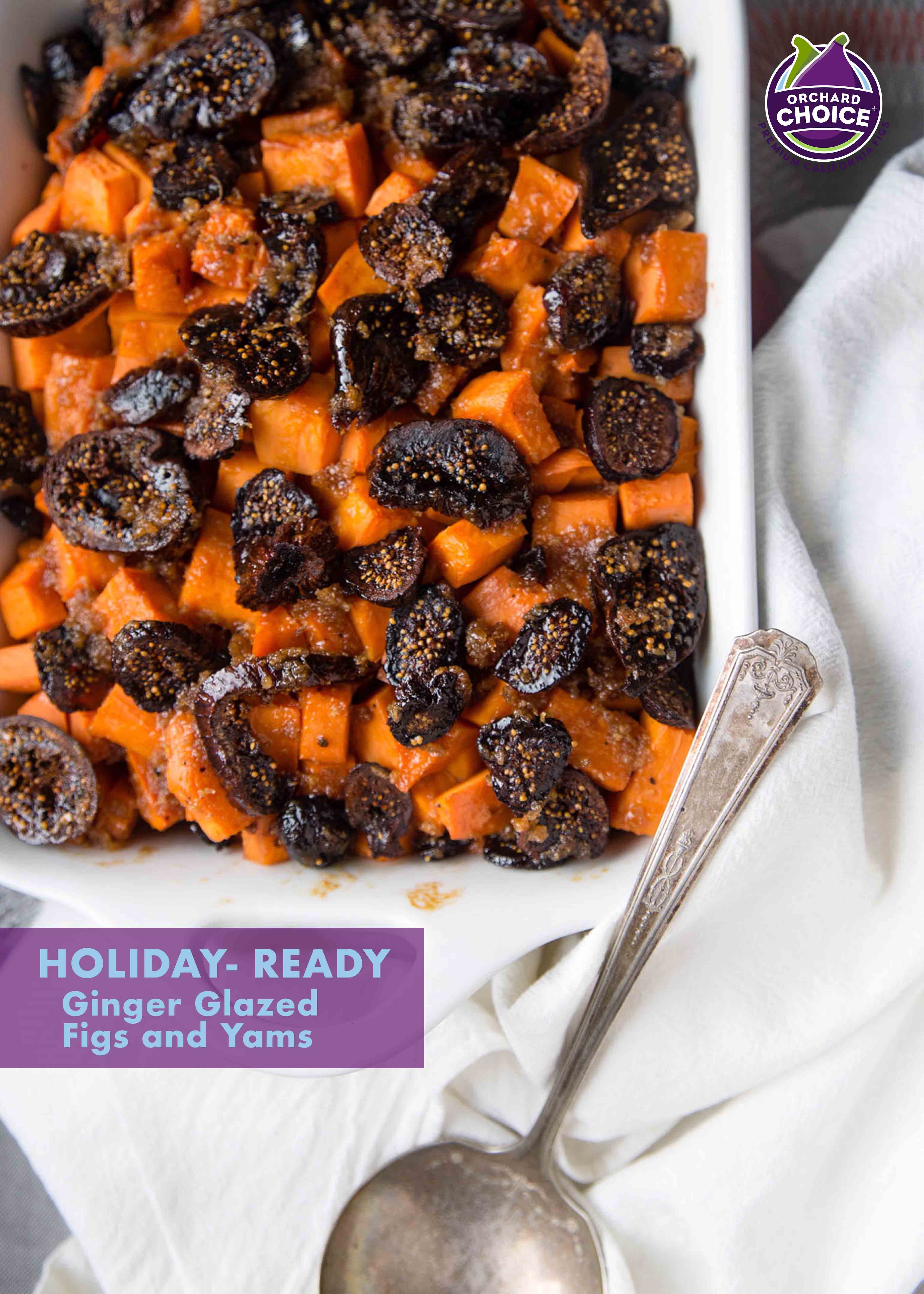 Ginger Fig Glazed Yams for Thanksgiving | Valley Fig Growers