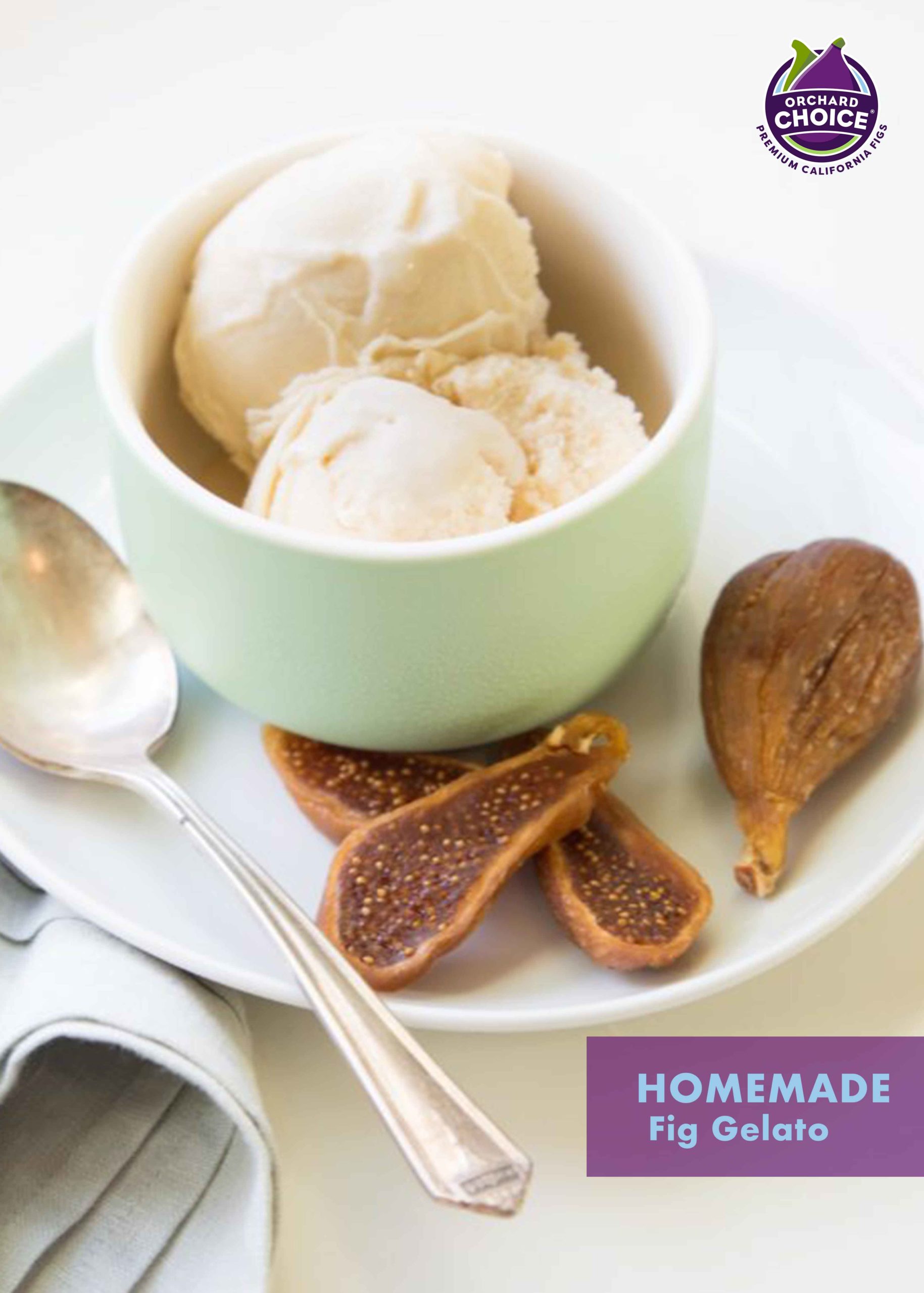 Dreamy Creamy Golden Fig Gelato - Valley Fig Growers