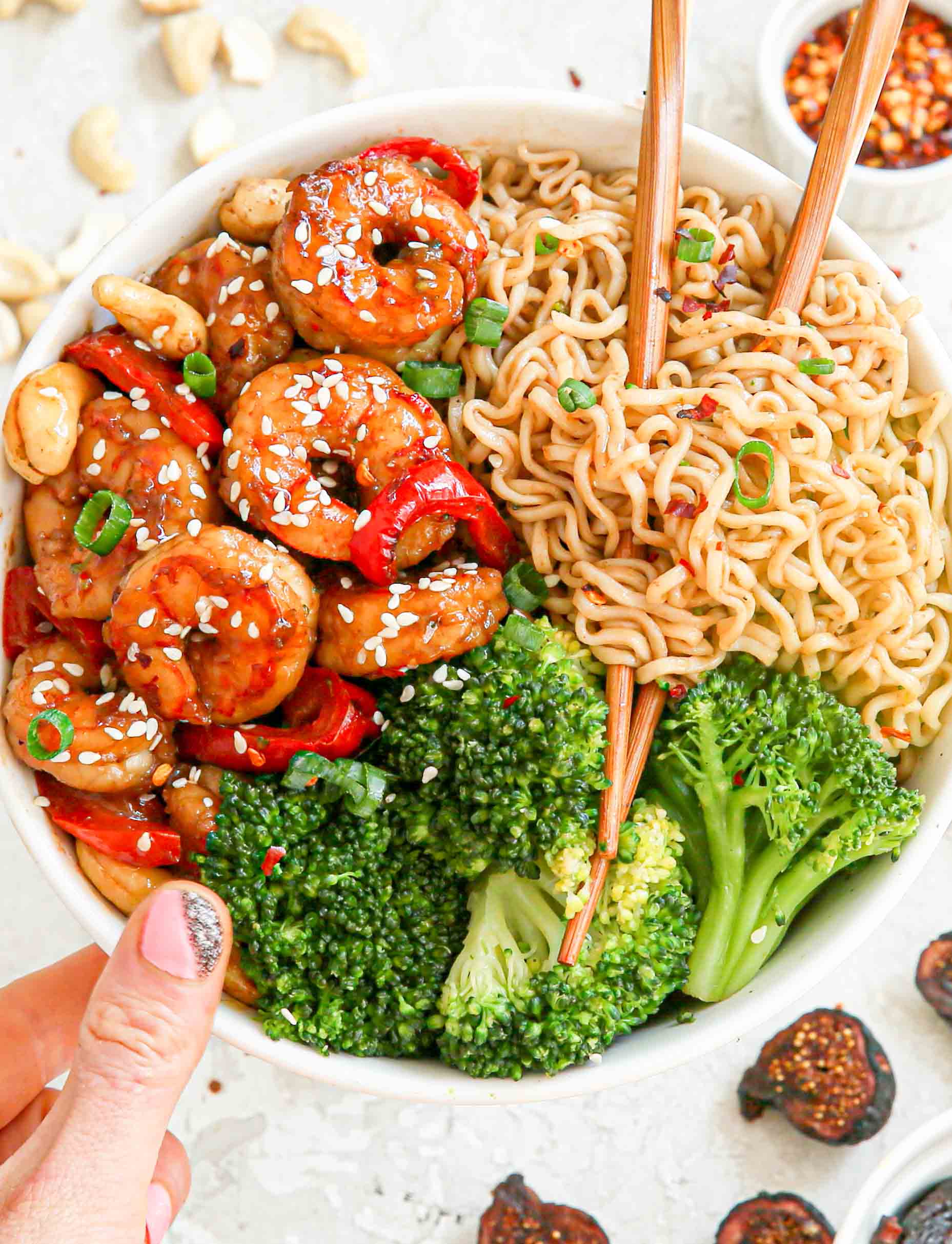 Spicy Shrimp Vesuvio