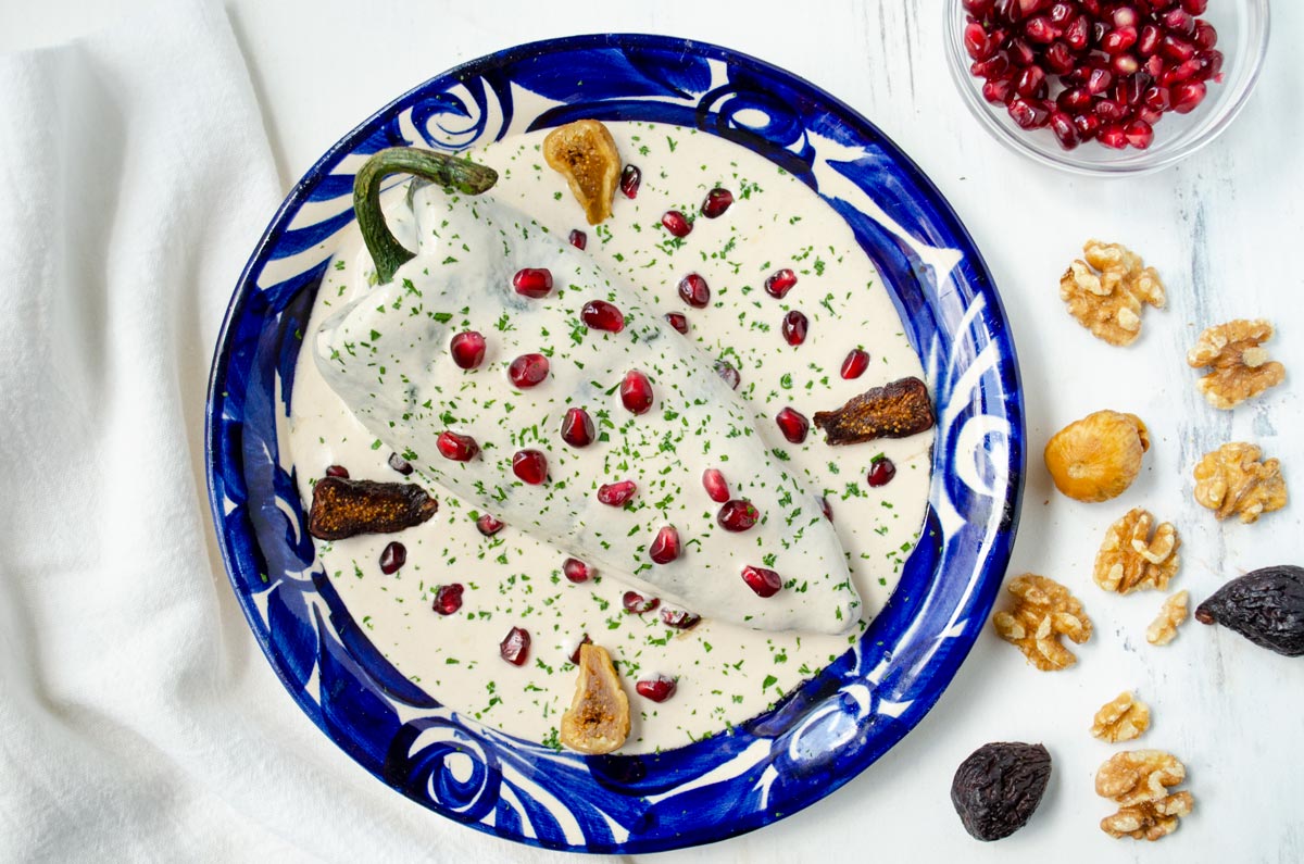 Chile en Nogada Recipe with Figs - Valley Fig Growers