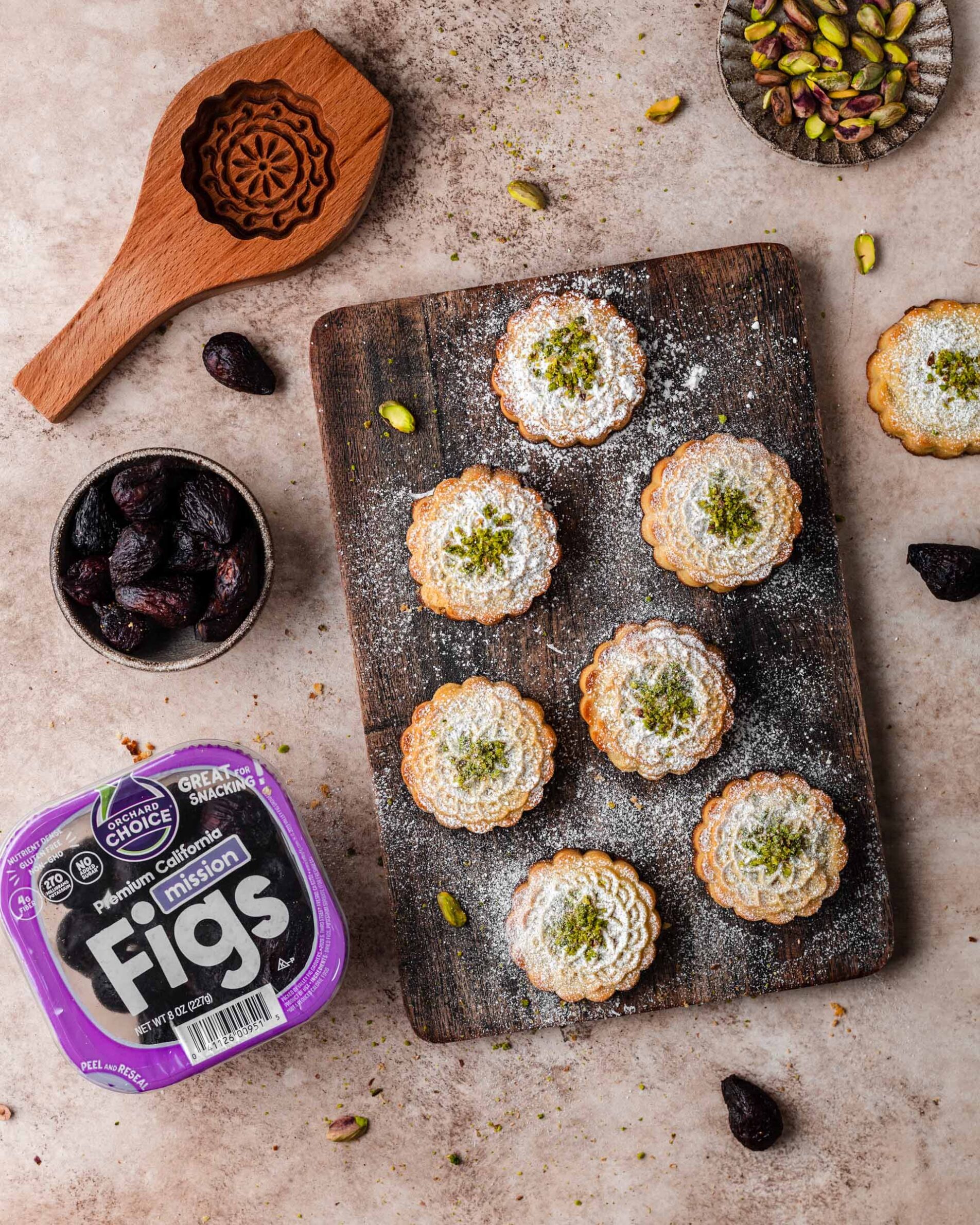 Fig Maamoul Pressed Cookies Recipe - Valley Fig Growers